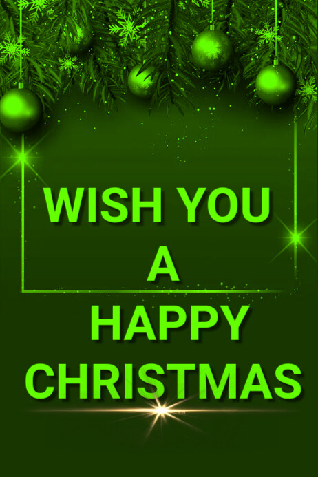 Happy Christmas Poster Template | PosterMyWall