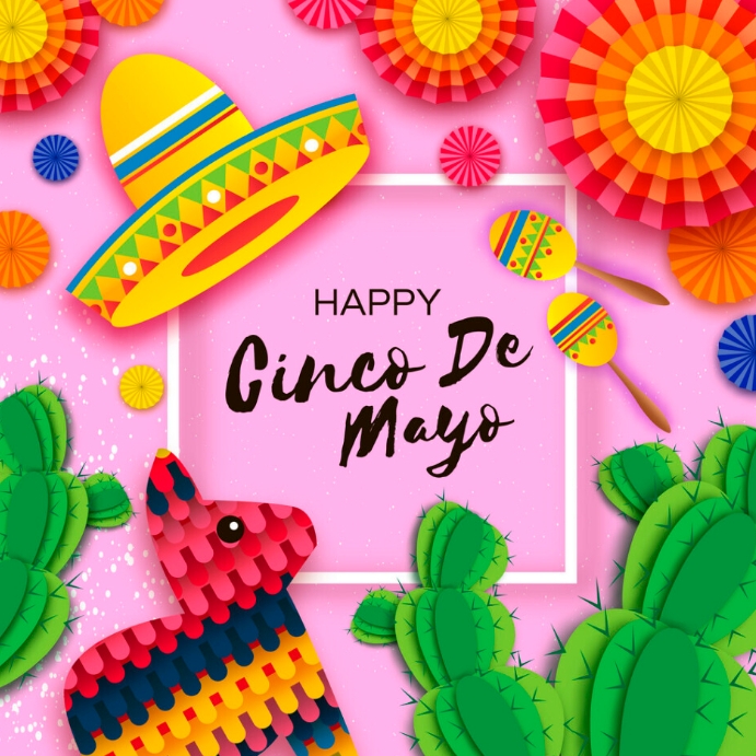 Happy Cinco De Mayo Day Flyer Poster Design Template | PosterMyWall