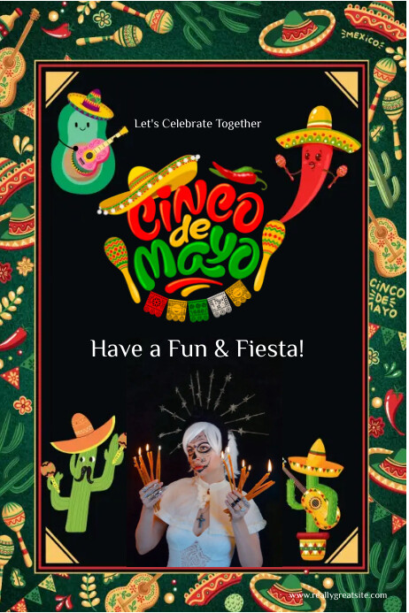 Copy of Happy Cinco De Mayo Poster Design | PosterMyWall