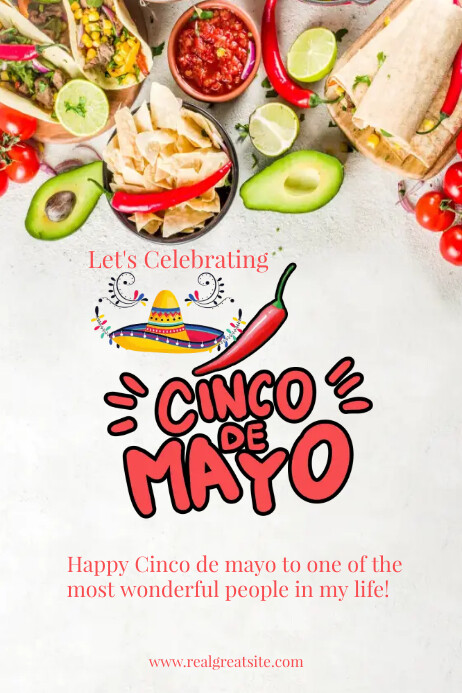 Happy Cinco De Mayo Poster Design Templat | PosterMyWall