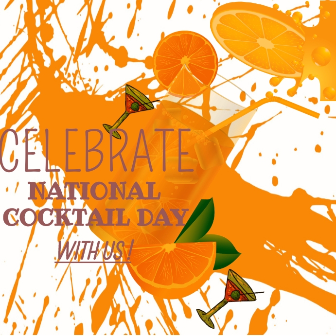 Happy Cocktail Day Template | PosterMyWall