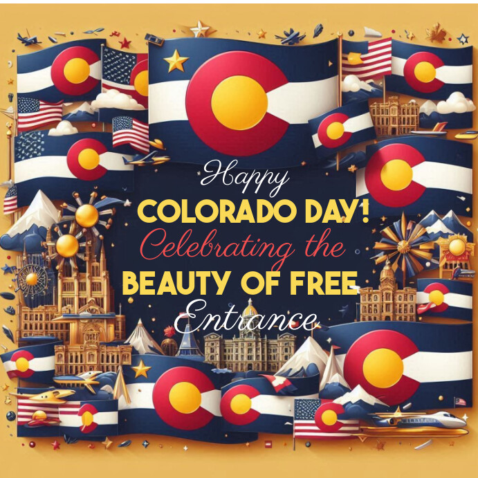 Happy Colorado Day! Template | PosterMyWall