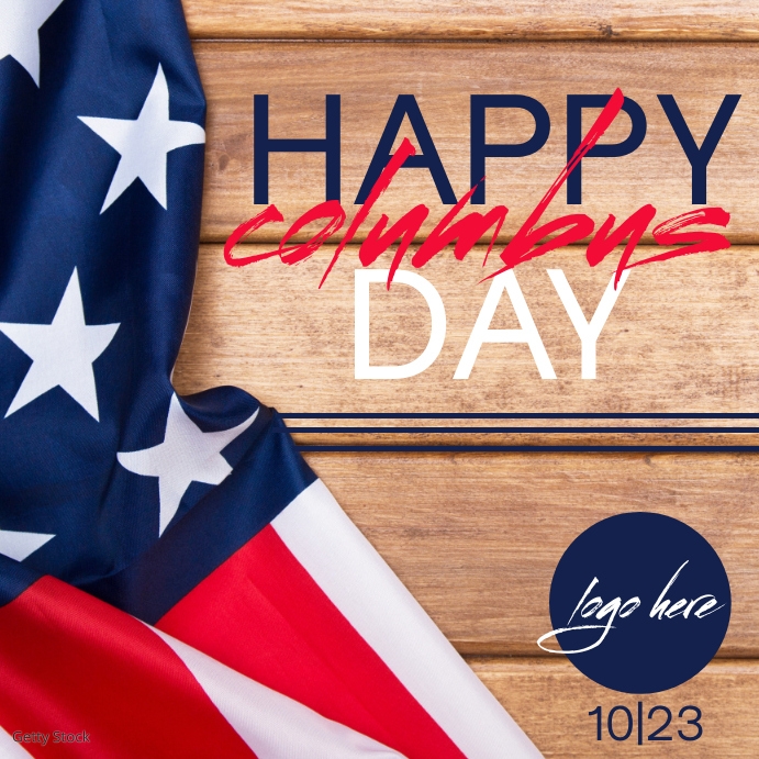 Happy Columbus Day Ad Template | PosterMyWall