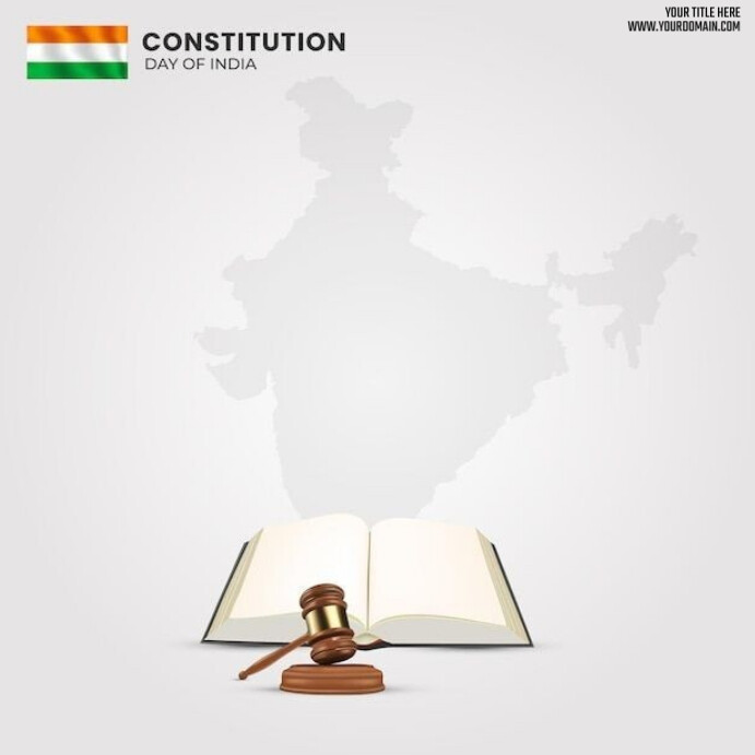 Happy Constitution Day Of India Template | PosterMyWall