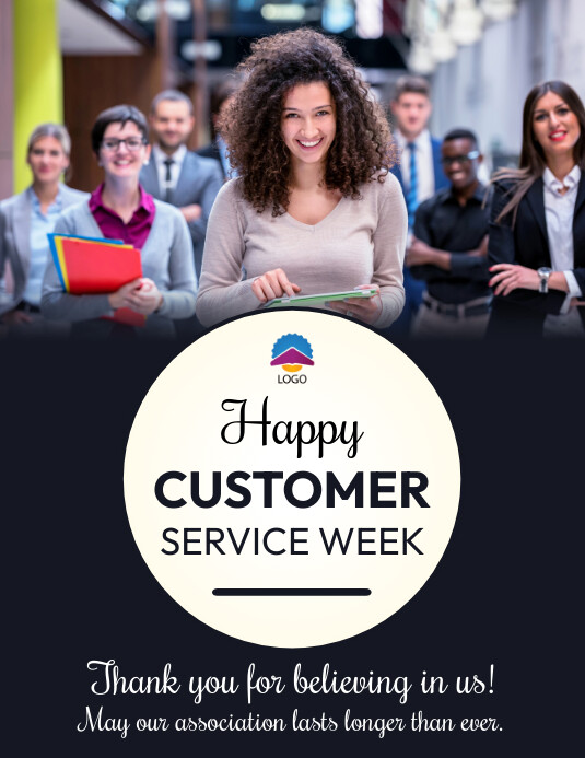 Plantilla de happy customer service week 2023 | PosterMyWall