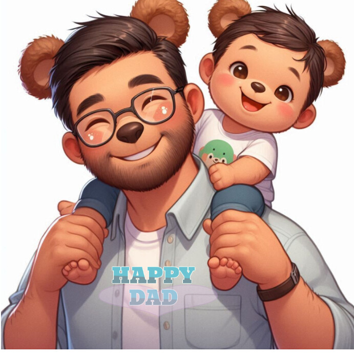 Copy of HAPPY DAD FYLER | PosterMyWall