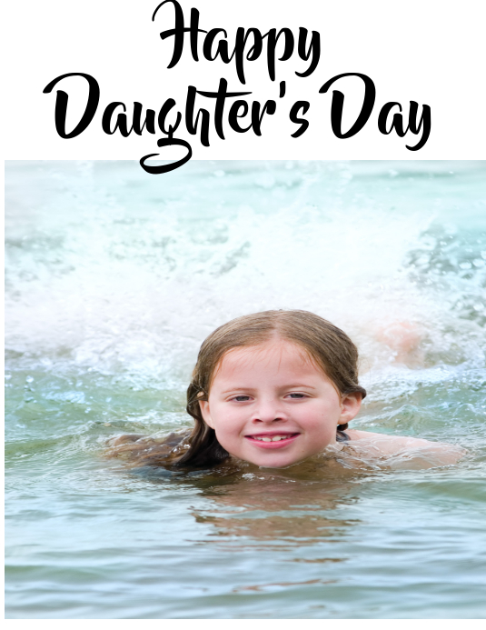happy daughter's day Template | PosterMyWall
