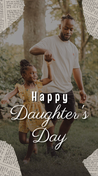 Copy of Happy Daughter's Day | PosterMyWall