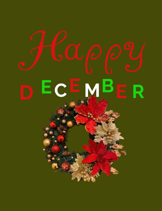 Copy of Happy December | PosterMyWall