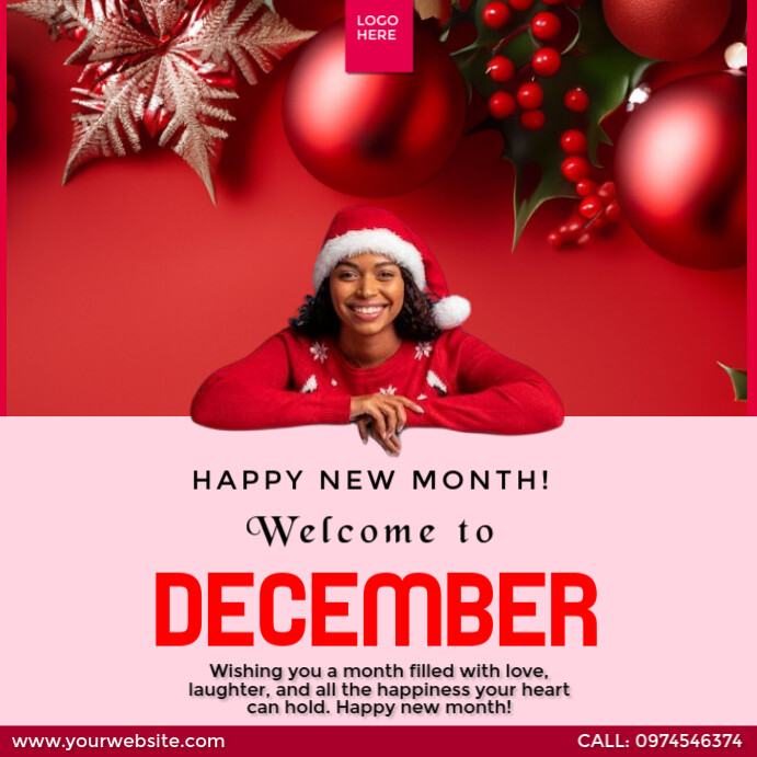 Happy December Template | PosterMyWall