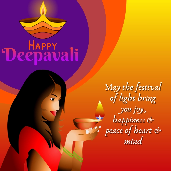 Happy Deepavali Template | PosterMyWall