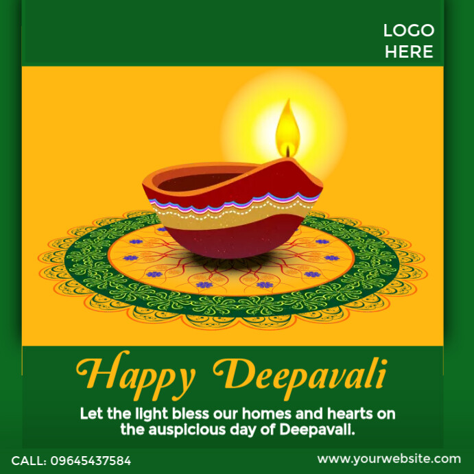 happy deepavali prayer Template | PosterMyWall