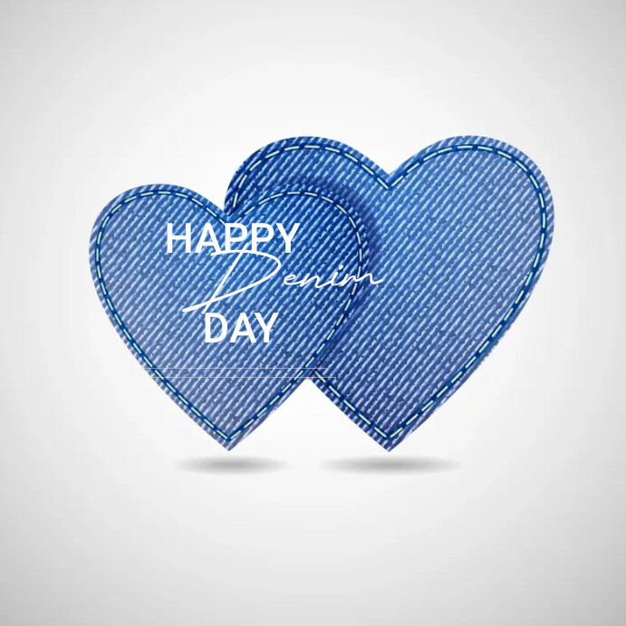 Plantilla de Happy denim day | PosterMyWall