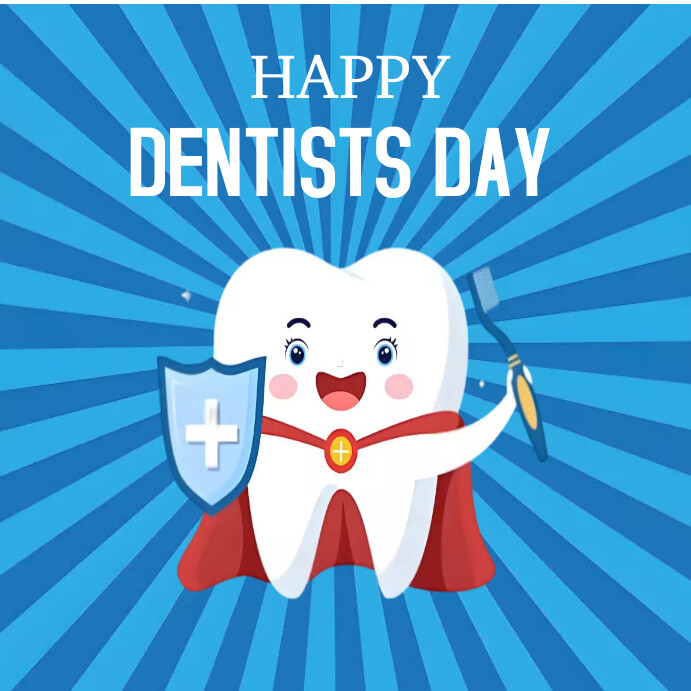 Happy Dentist's day flyer Template | PosterMyWall