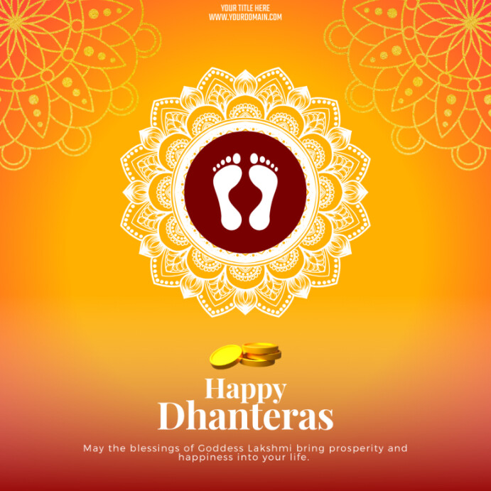 Happy Dhanteras Template | PosterMyWall