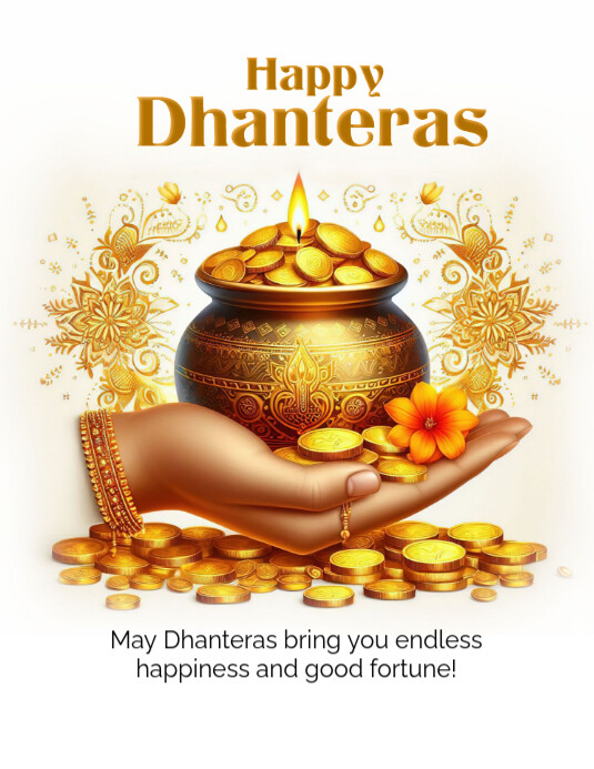 Happy Dhanteras Poster Design | Dhanteras Design | Creative Dhanteras ...