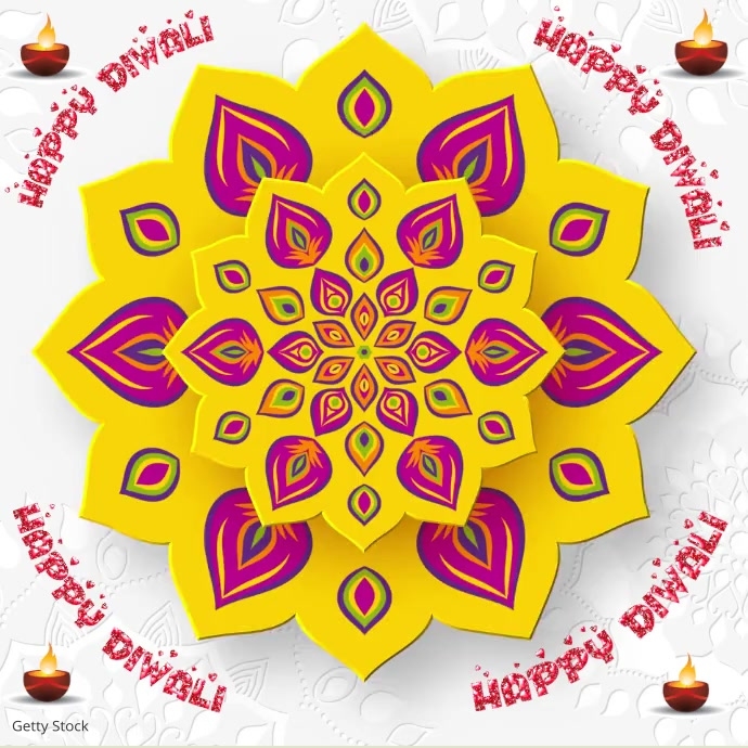 happy diwali ,Lamp Template | PosterMyWall