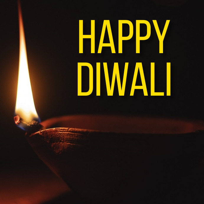 Happy Diwali | Diwali Special Instagram Post Template | PosterMyWall