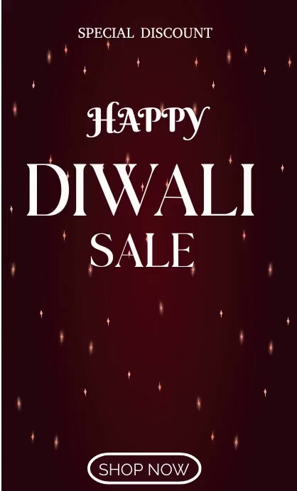 Plantilla de Happy diwali add video | PosterMyWall