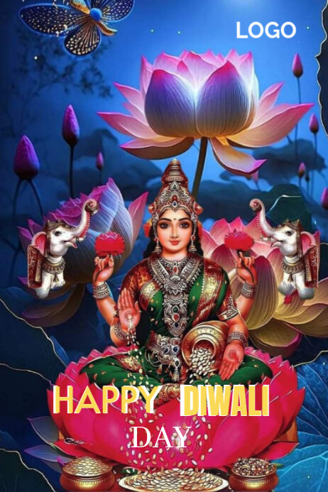 Happy Diwali day Template | PosterMyWall