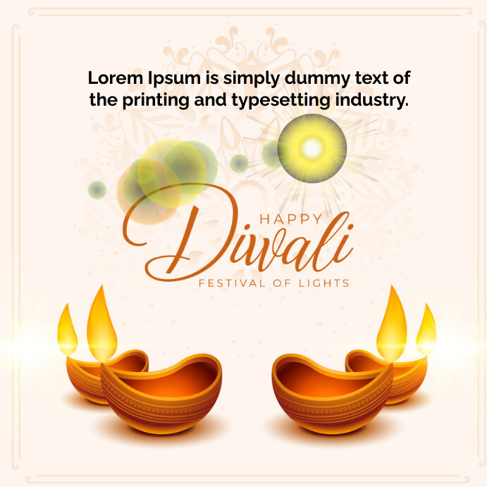 Happy diwali Template | PosterMyWall