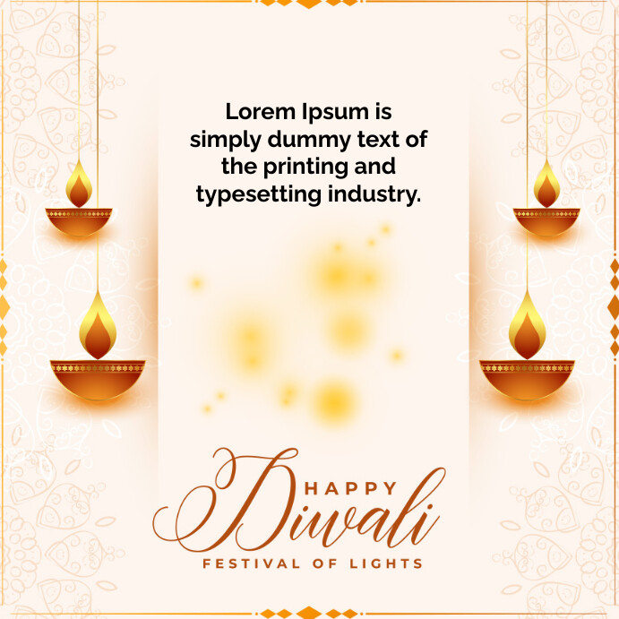 Happy diwali Template | PosterMyWall