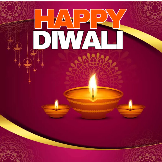 Happy diwali Template | PosterMyWall