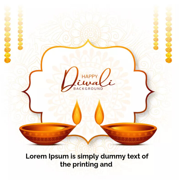 Happy diwali Template | PosterMyWall