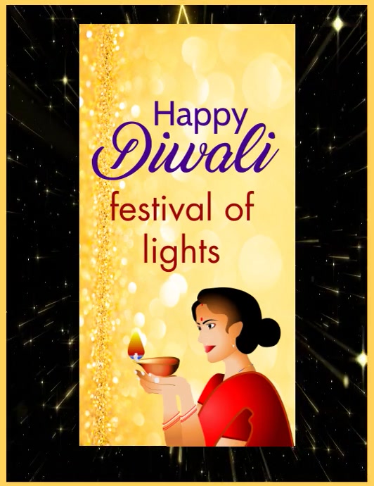Copy of Happy Diwali festival | PosterMyWall