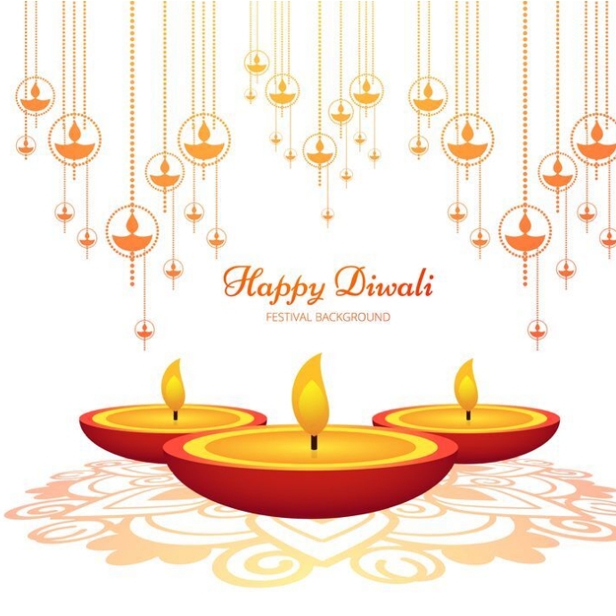 Happy Diwali Festival Of Lights Template | PosterMyWall