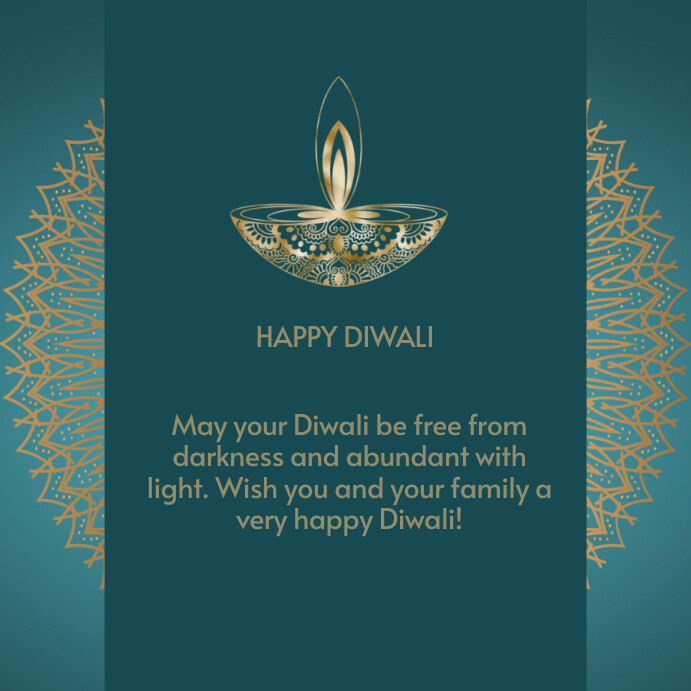Diwali Card Printable