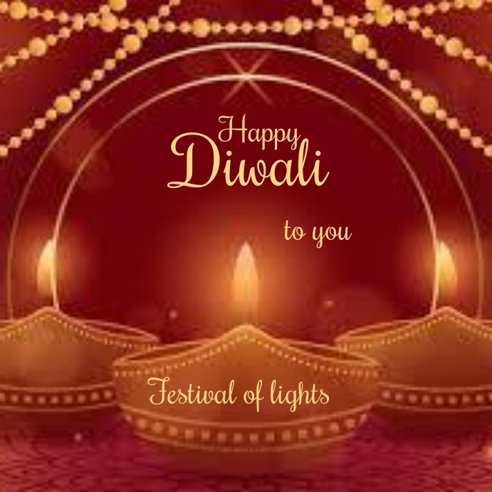 happy diwali instagram post Template | PosterMyWall
