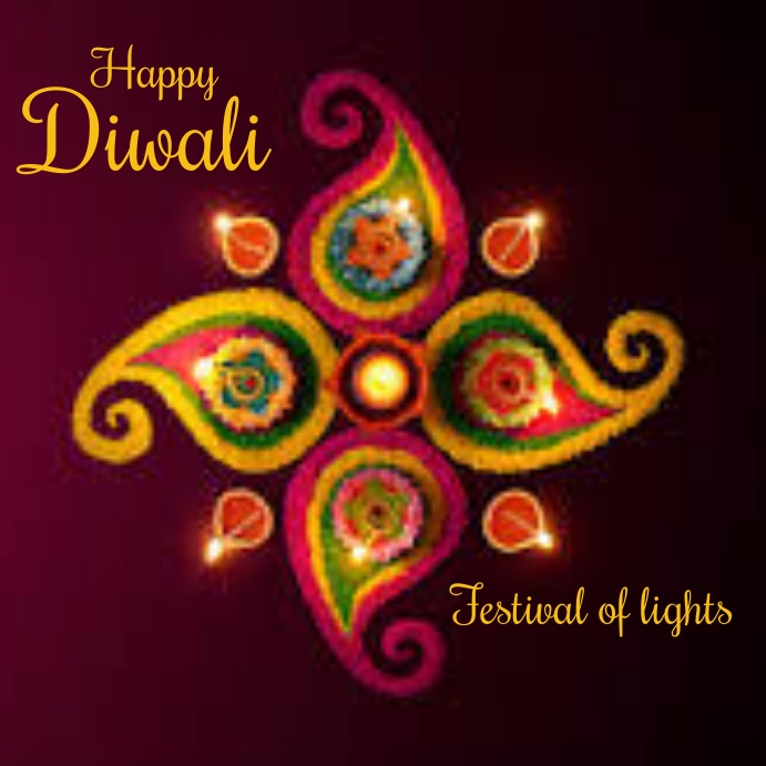 happy diwali instagram post Template | PosterMyWall