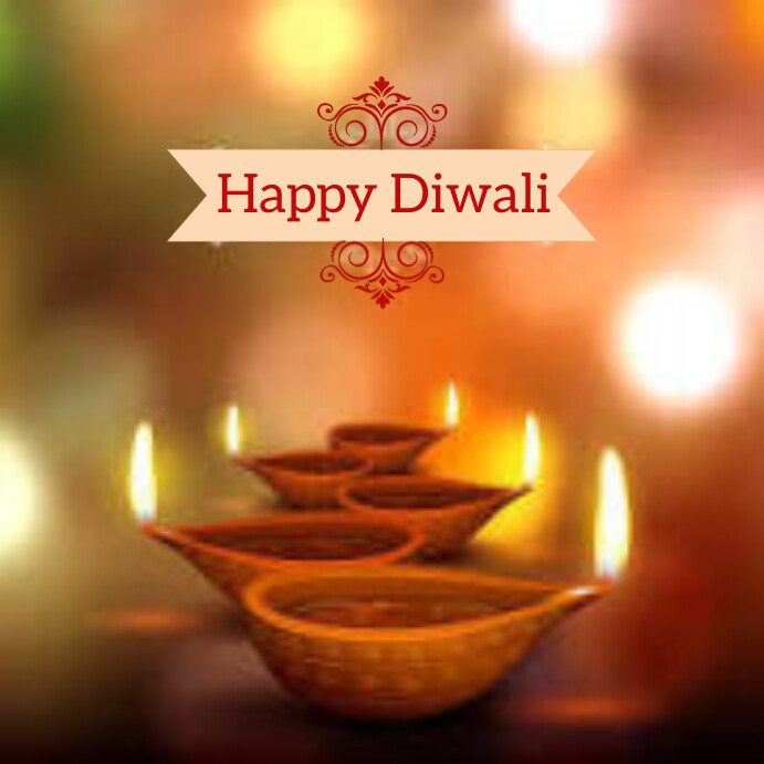 Happy Diwali Instagram post Template | PosterMyWall