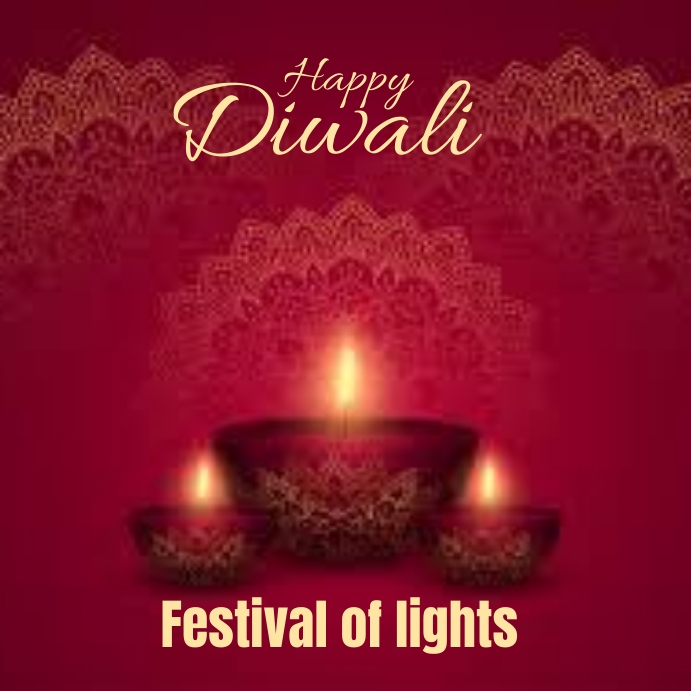 happy diwali instagram post Template | PosterMyWall