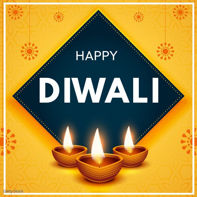 Happy Diwali LIght Festival Template | PosterMyWall