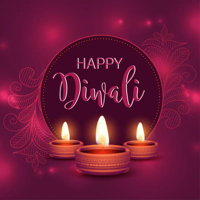 Plantilla de Happy Diwali Post | PosterMyWall