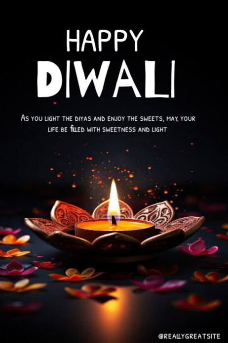 Modèle Happy Diwali Poster Design 2024 | PosterMyWall
