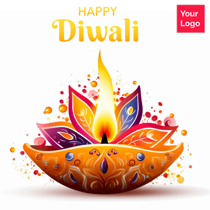 Happy Diwali poster Template | PosterMyWall