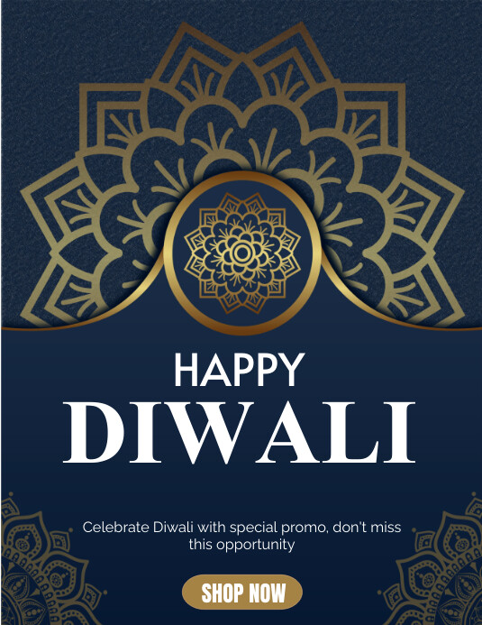 HAPPY DIWALI SALES TEMPLATE | PosterMyWall