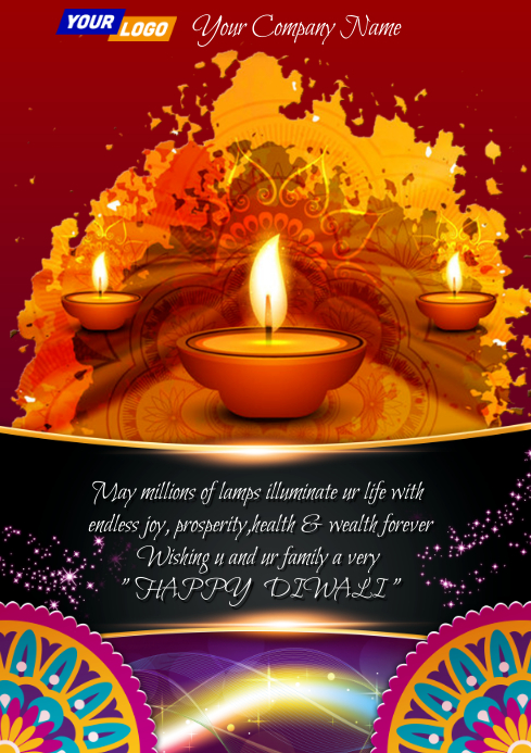 Happy Diwali Template | PosterMyWall