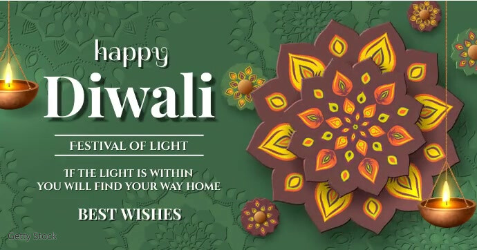 happy Diwali video Template | PosterMyWall