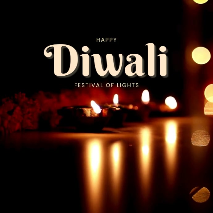happy diwali video Template | PosterMyWall