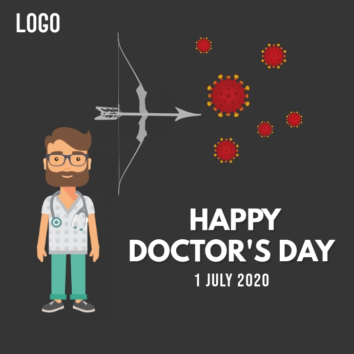 happy doctor's day Template | PosterMyWall