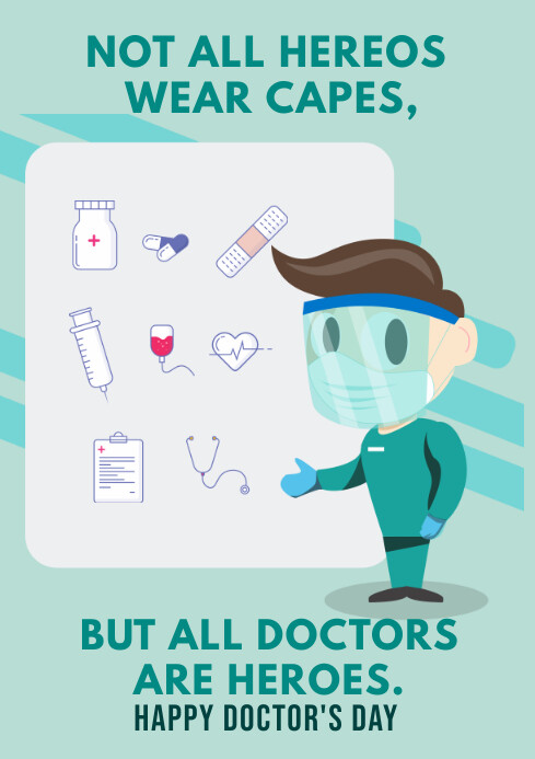 happy doctor's day Template | PosterMyWall