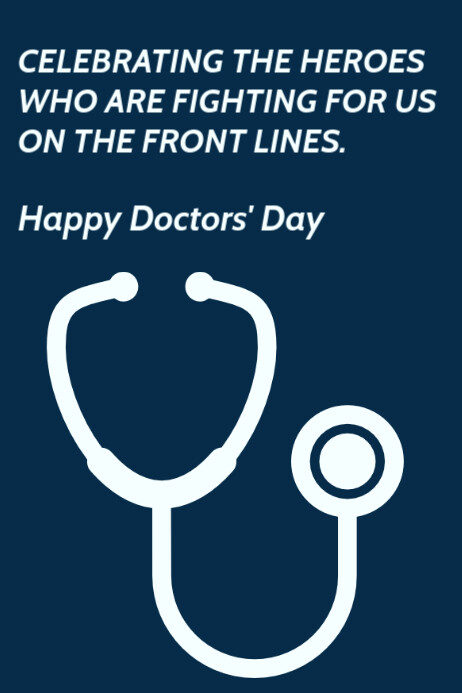 Happy Doctor's Day Template | PosterMyWall