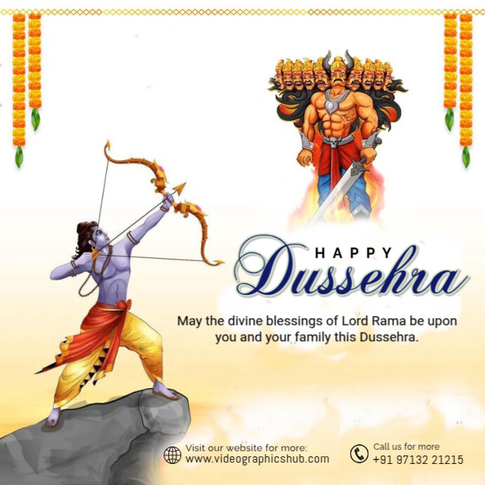 Happy Dussehra Template | PosterMyWall