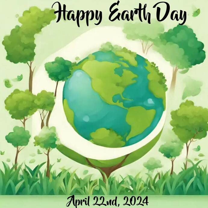 Happy Earth Day April 22nd 2024 Celebration Template | PosterMyWall