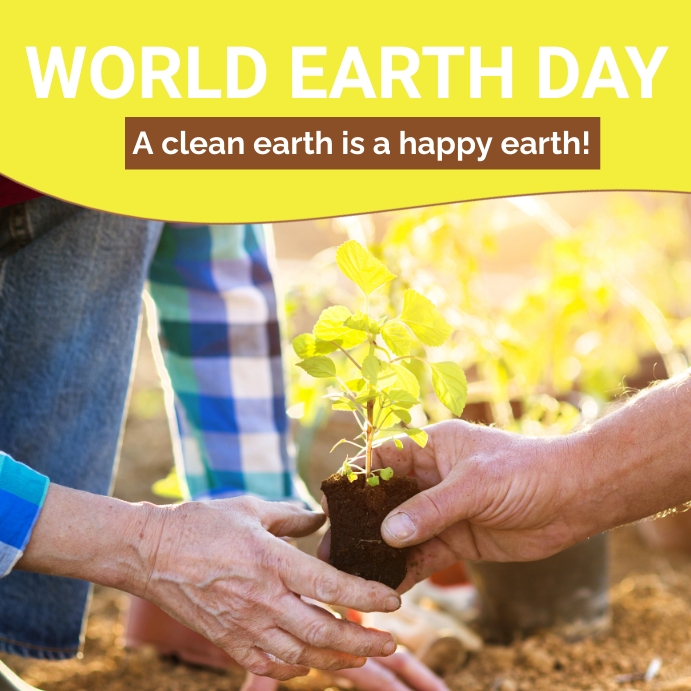 HAPPY EARTH DAY Template | PosterMyWall