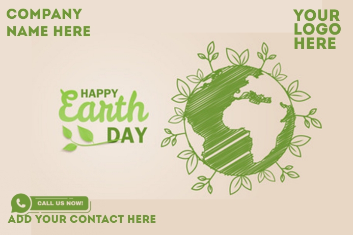 happy earth day Template | PosterMyWall